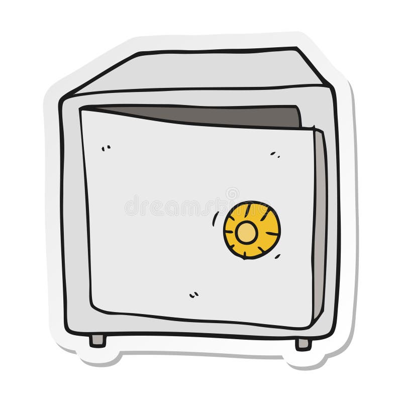 Safe Clip Art Cartoon Illustration Stock Vector - Illustration of clip ...