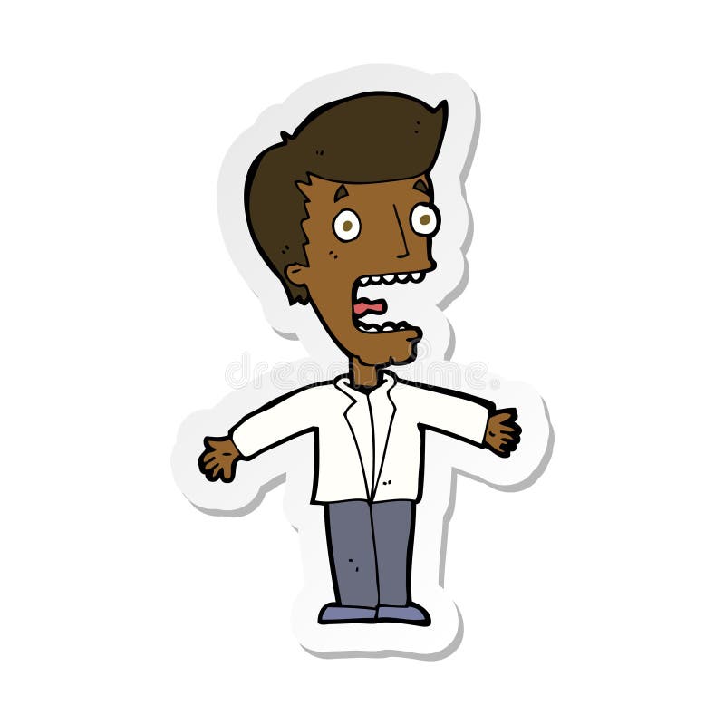 Cartoon Screaming Doodle Man Stock Illustrations – 689 Cartoon ...