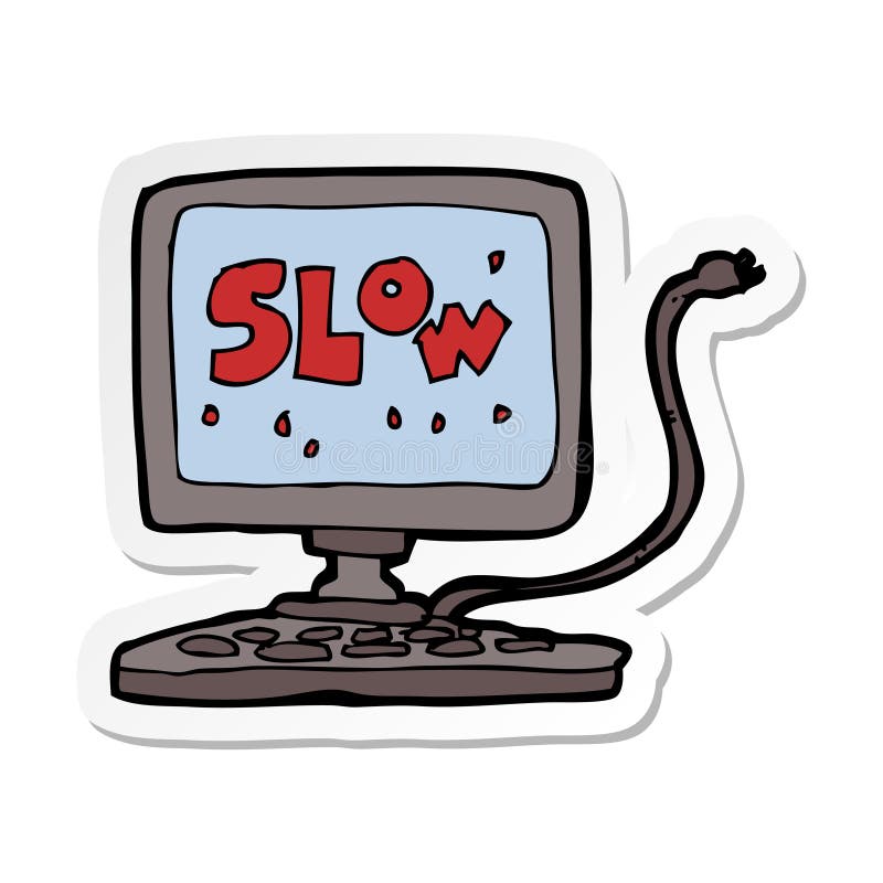 Slow Computer Icon, Slow Connection Sign, Loading Icon Stock Vector ...