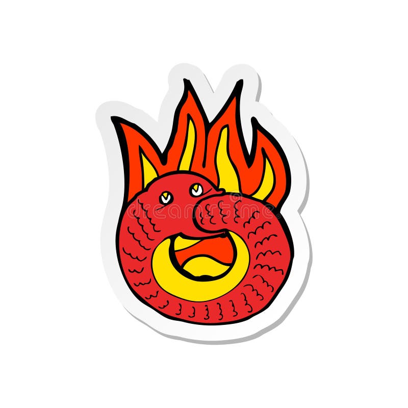 Snake Eating Its Own Tale, Uroboros Snake In A Shape Of Infinity Symbol ...