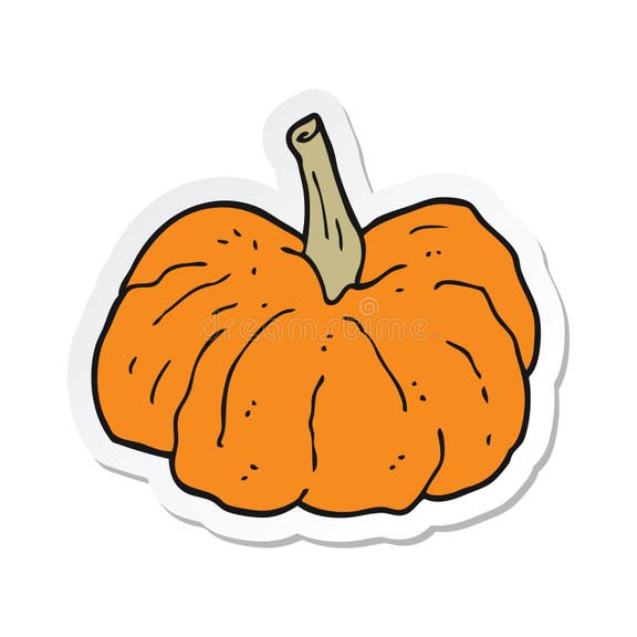 Sticker of a Cartoon Squash Stock Vector - Illustration of decal, icon ...