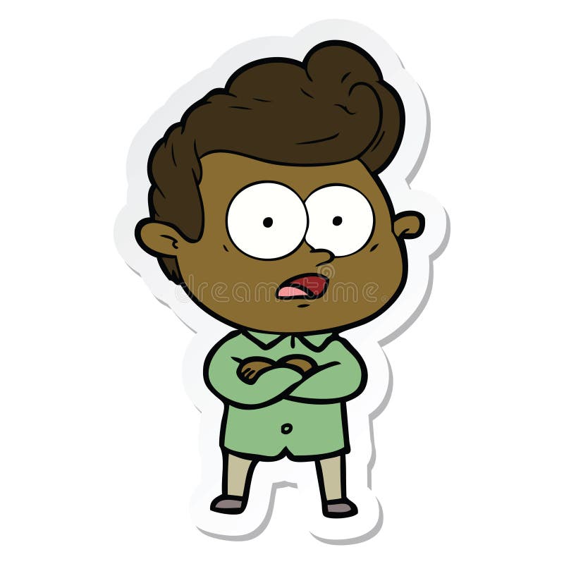 Cartoon Staring Woman with Speech Bubble Stock Illustration ...