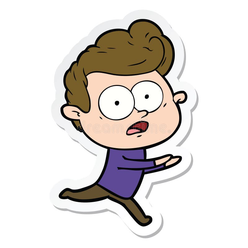 Cartoon Staring Woman with Speech Bubble Stock Illustration ...