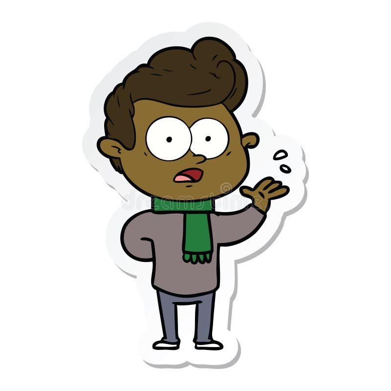 Cartoon Staring Woman with Speech Bubble Stock Illustration ...