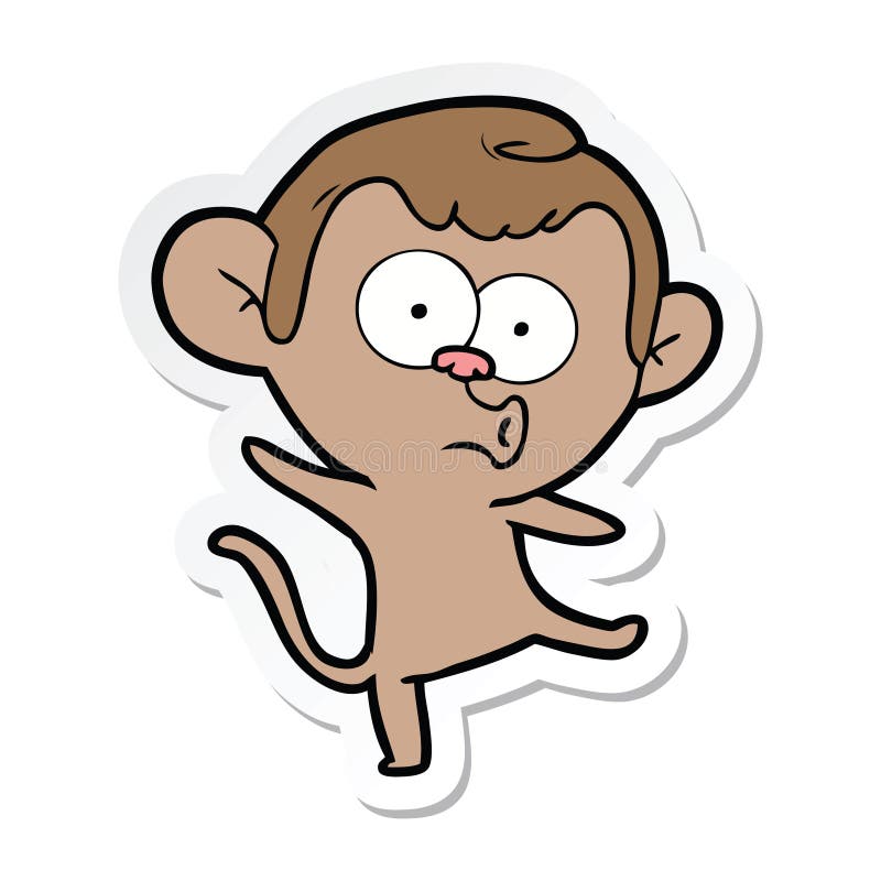 Surprised Monkey Pattern Seamless Stock Illustration - Illustration of ...