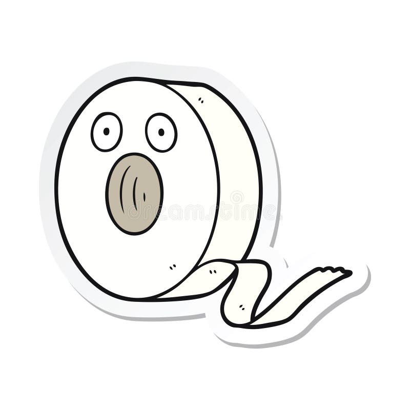 Cartoon tape stock illustration. Illustration of quirky - 37026837
