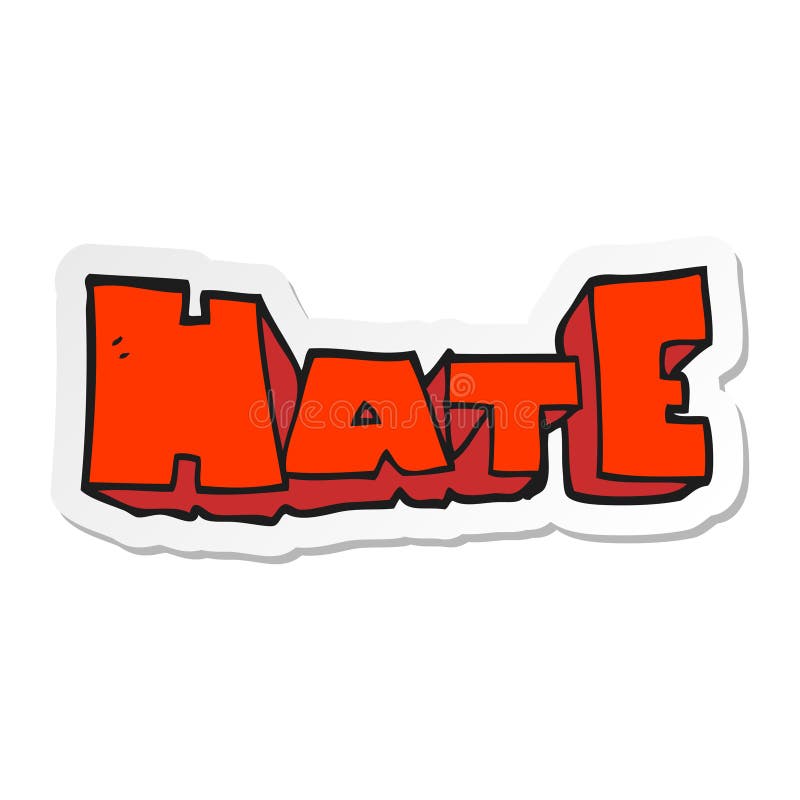 Hatred Word Art
