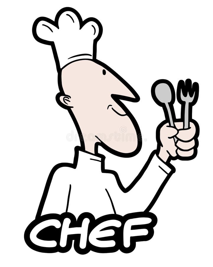 Sticker chef stock vector. Illustration of cooking, kitchen - 35485119