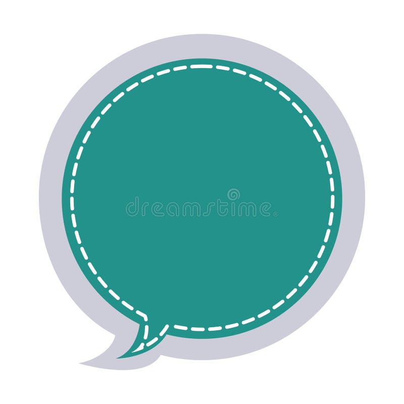 Circular Callout for Dialogue in Pop Art Stock Vector - Illustration of ...