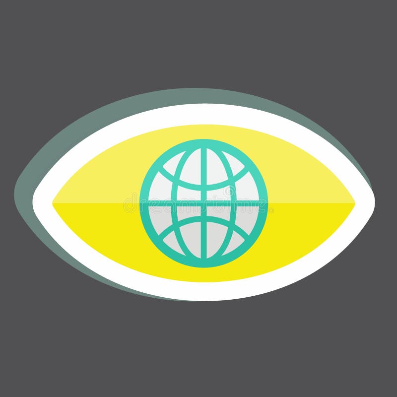 Sticker Climate Action. Suitable for Community Symbol. Simple Design ...