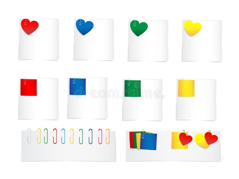 Sticker collection stock vector. Illustration of colorful - 20399635