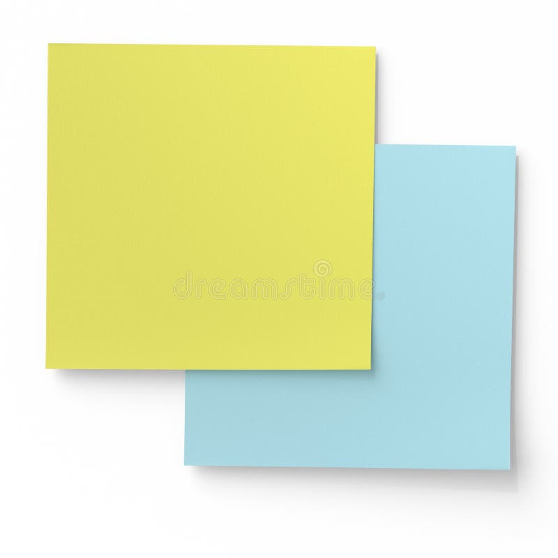 Sticker Color Blank for Notes and Marks Stock Illustration ...
