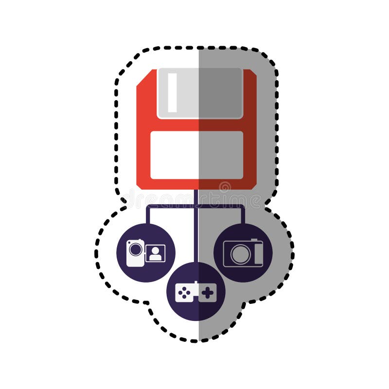 Sticker Set Video Games Stock Illustrations – 81 Sticker Set Video ...