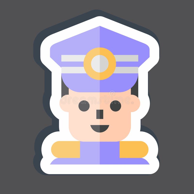Sticker Commandant. Related To Military Symbol. Simple Design Editable ...