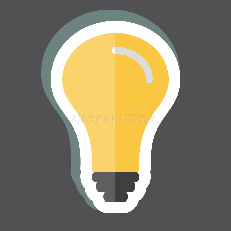 Sticker Creativity. Suitable for Community Symbol. Simple Design ...