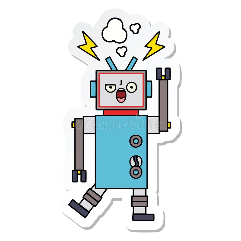 Cartoon Broken Robot Stock Illustrations – 1,374 Cartoon Broken Robot ...