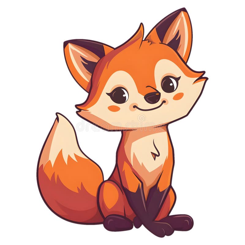 Sticker of a Cute Smiling Wolf on a Transparent Background - Ai ...