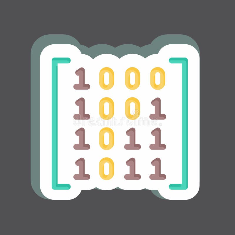 Sticker Data Patterns. Related To Machine Learning Symbol. Simple ...