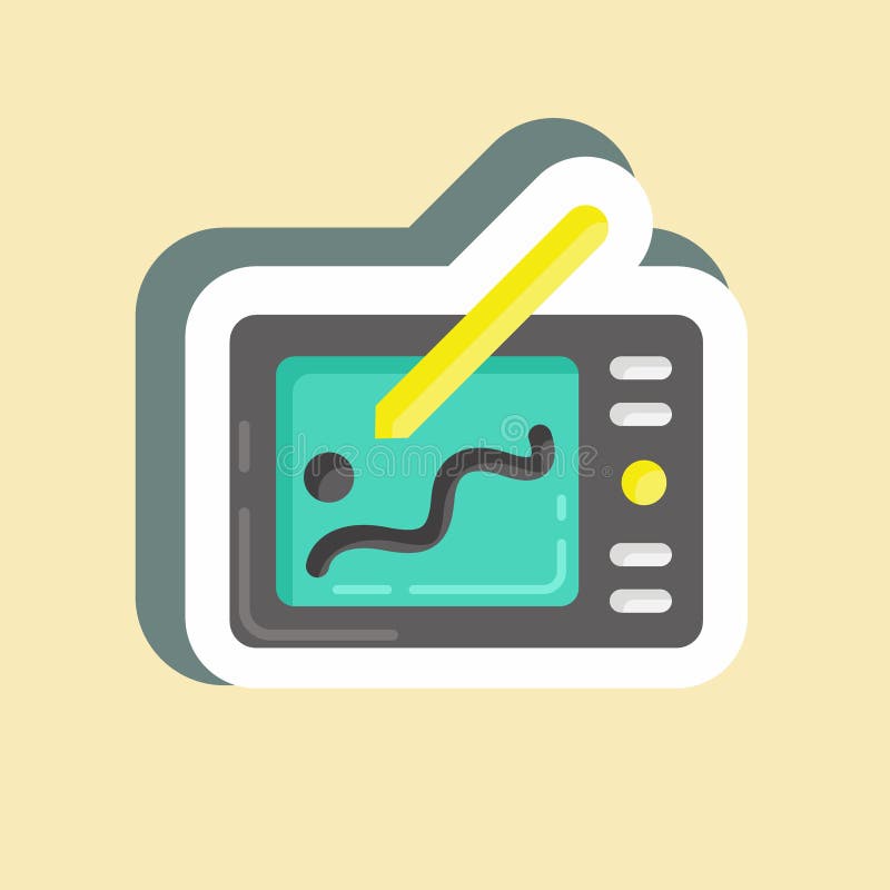 Sticker Design. Suitable for Branding Symbol. Simple Design Editable ...