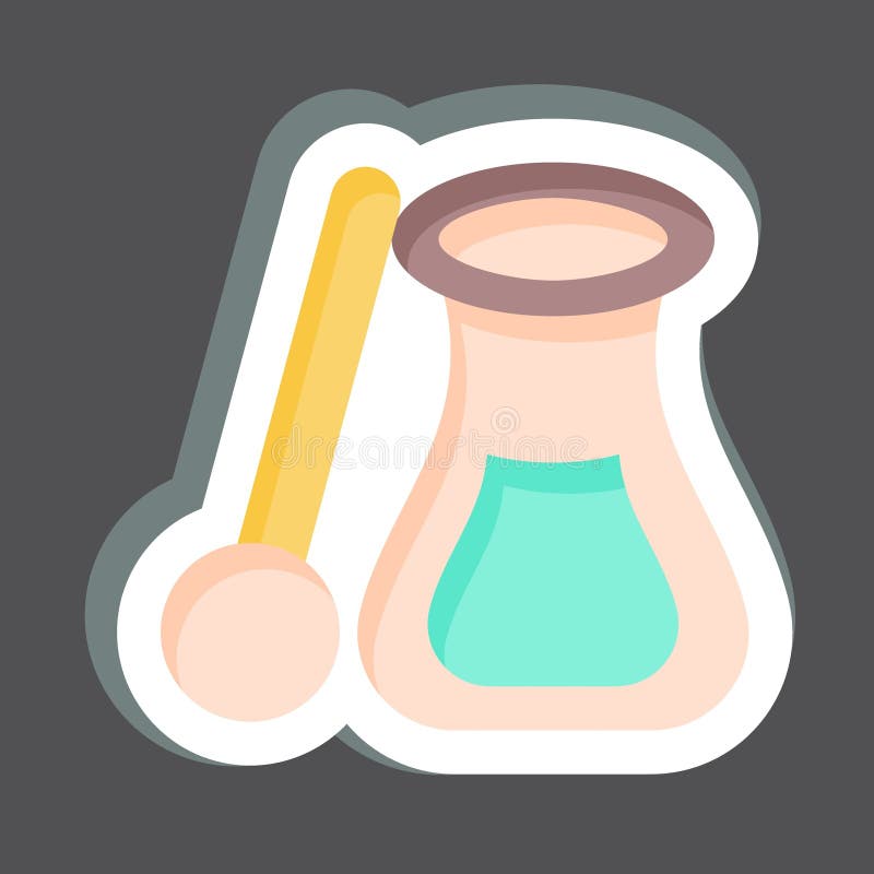 Sticker Dressing. Related To Breakfast Symbol. Simple Design Editable ...