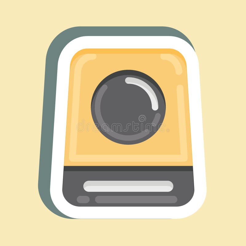 Sticker DVD. Suitable for Computer Components Symbol. Simple Design ...