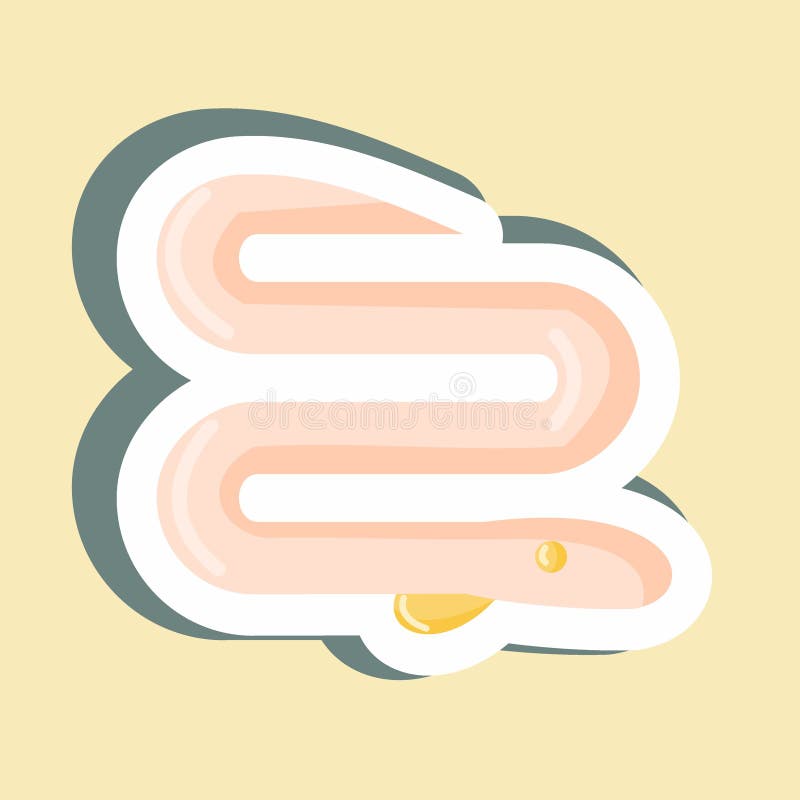 Sticker Eel. Suitable for Meat. Simple Design Editable. Design Template ...