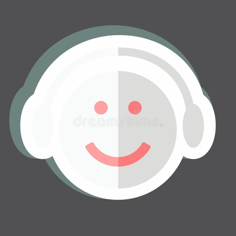 Sticker Emoticon Music Player. Suitable for Emoticon Symbol. Simple ...