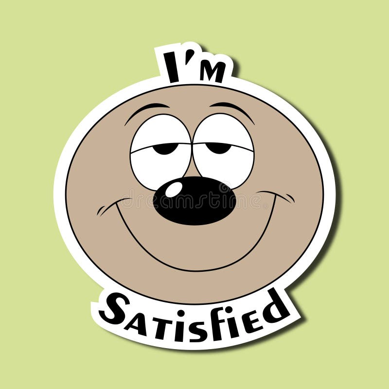 Funny Face Sticker. Emoticon with a Wide Smile Stock Vector ...