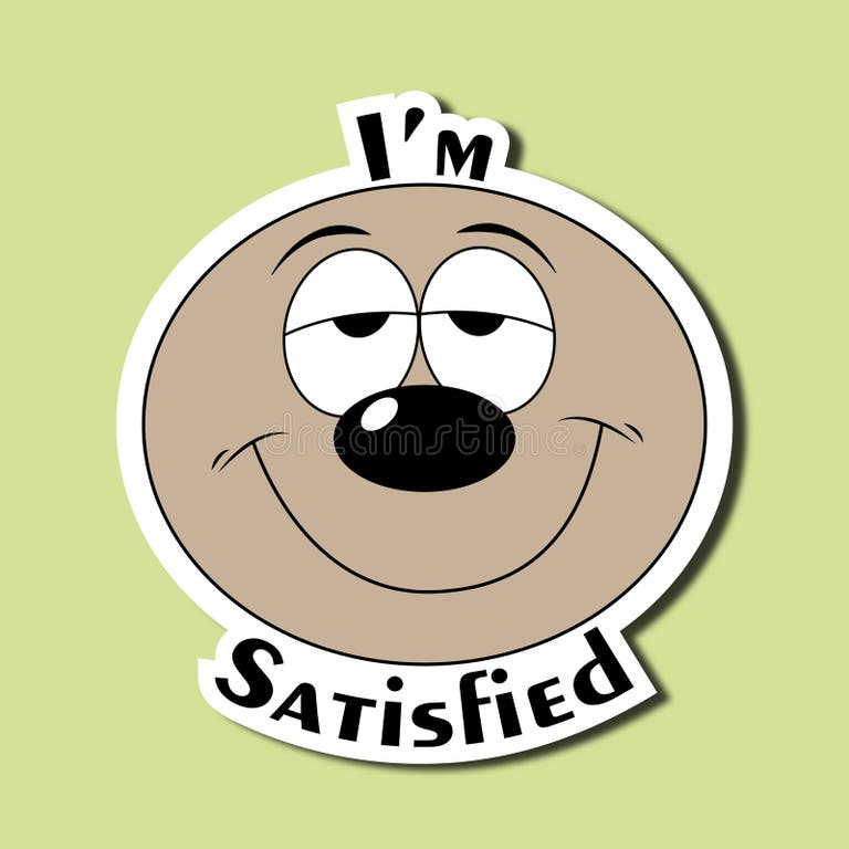 Funny Face Sticker. Emoticon with a Wide Smile Stock Vector ...