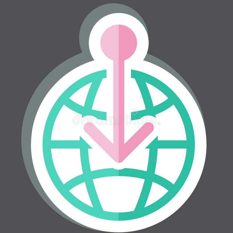 Sticker External Forcing. Related To Climate Change Symbol. Simple ...