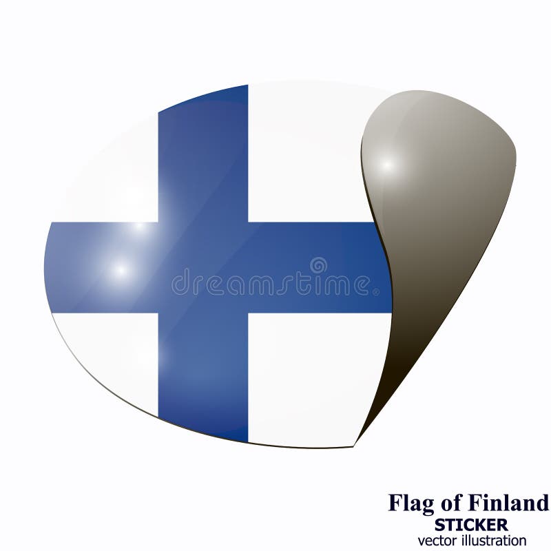Sticker of Finland. Vector. Stock Vector - Illustration of finland ...