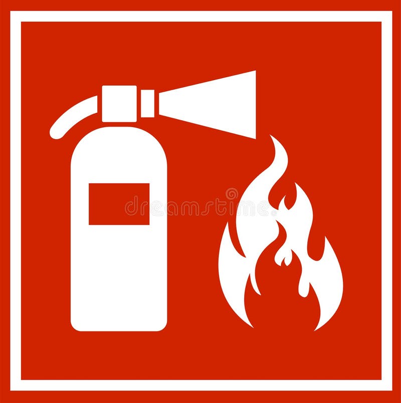 Sticker about Fire Safety, Vector Illustration Stock Vector ...