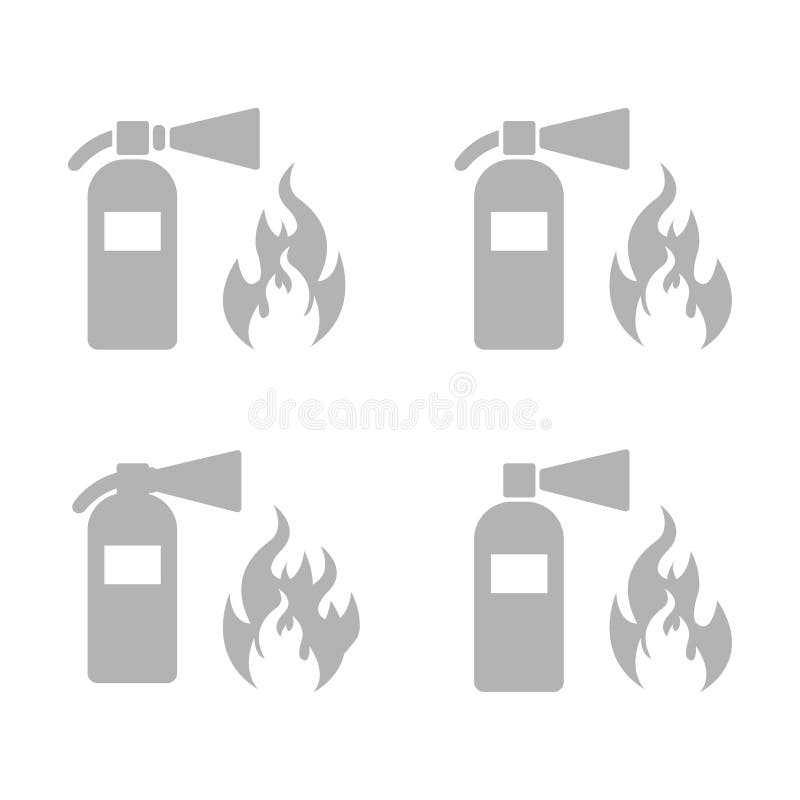 Sticker about Fire Safety, Vector Illustration Stock Vector ...