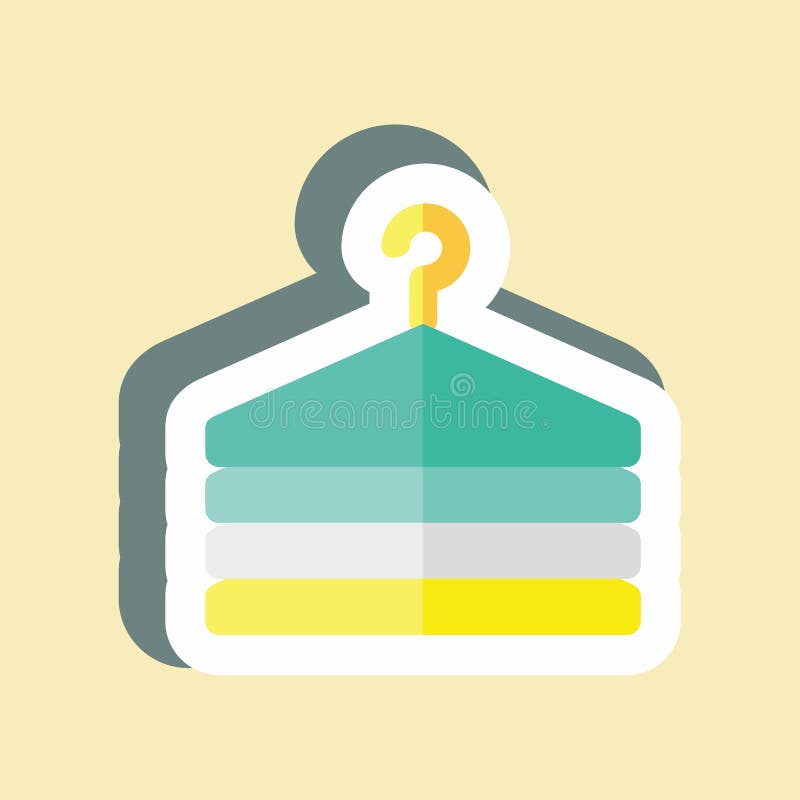 Sticker Fitting Room. Suitable for Business Symbol. Simple Design ...