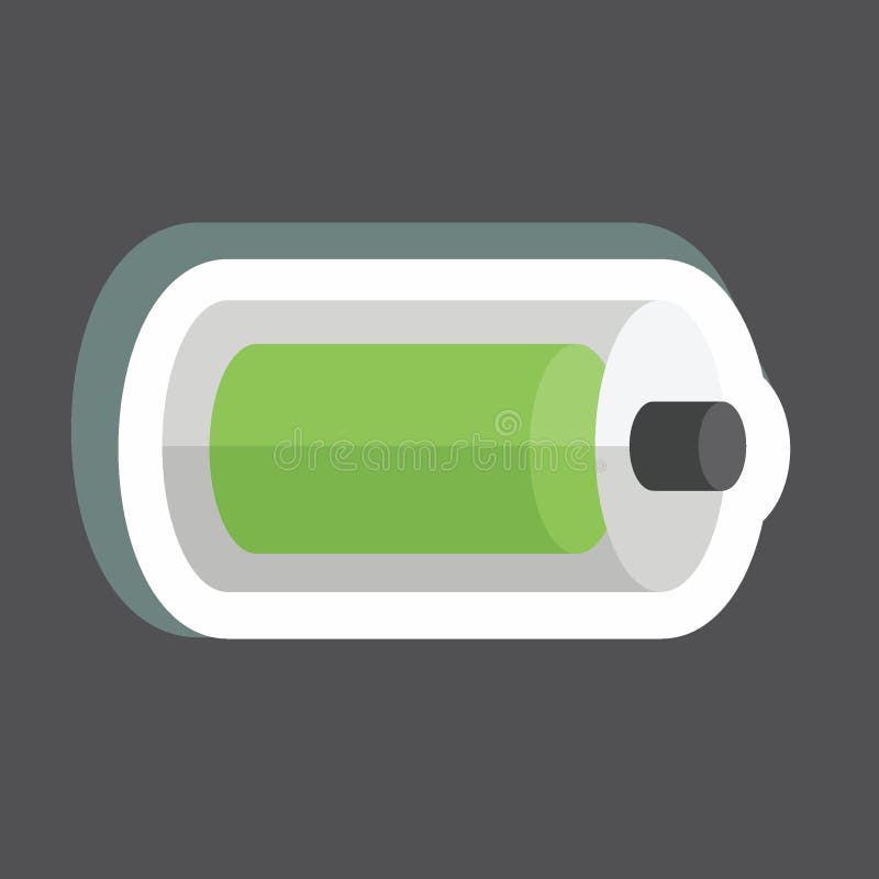 Sticker Battery Symbol Full Charge Stock Illustrations – 197 Sticker ...
