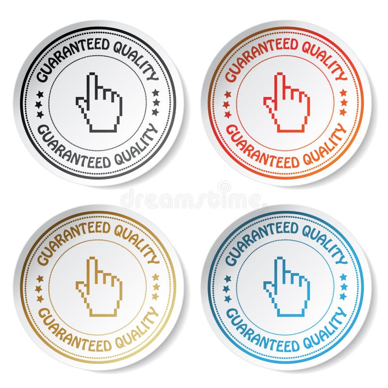 Sticker - Guaranteed Quality Stock Vector - Illustration of certificate ...