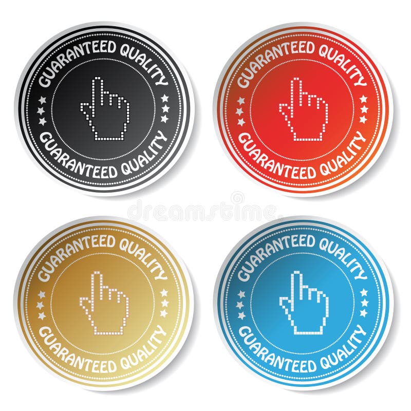 Sticker - Guaranteed Quality Label Stock Vector - Illustration of ...