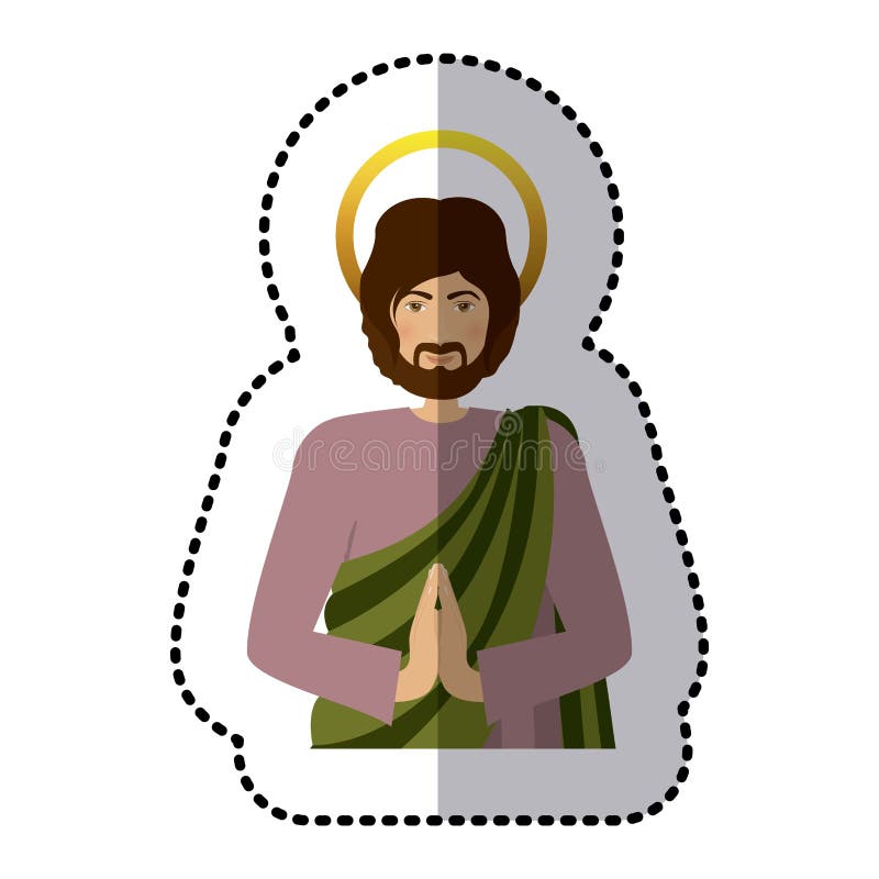 Picture Saint Virgin Mary with Baby Jesus Stock Vector - Illustration ...