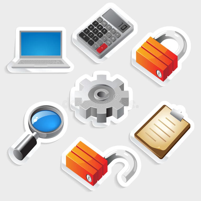 Sticker Icon Set Interface Stock Illustrations – 13,340 Sticker Icon ...