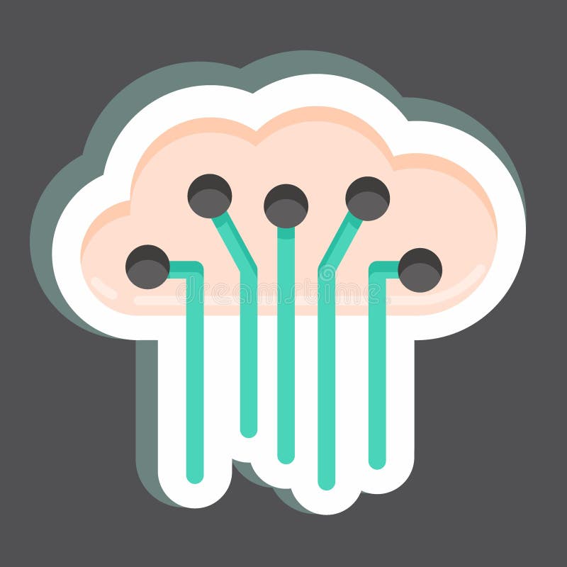 Sticker Internet of Things. Related To Machine Learning Symbol. Simple ...