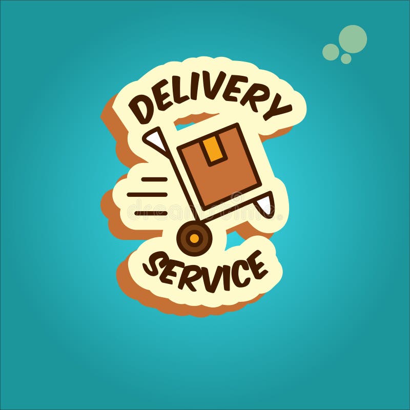 Sticker, Label Express Delivery. Timer and Express Delivery Stock ...