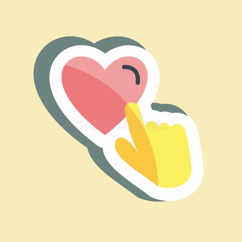 Sticker Like. Suitable for Feedback Symbol. Simple Design Editable ...