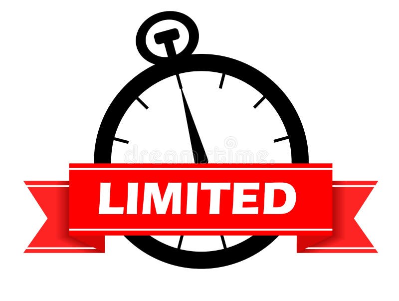 Limited icon stock vector. Illustration of offers, rate - 54218703