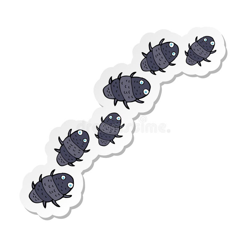 Sticker set of bugs stock vector. Illustration of colorado - 69657904
