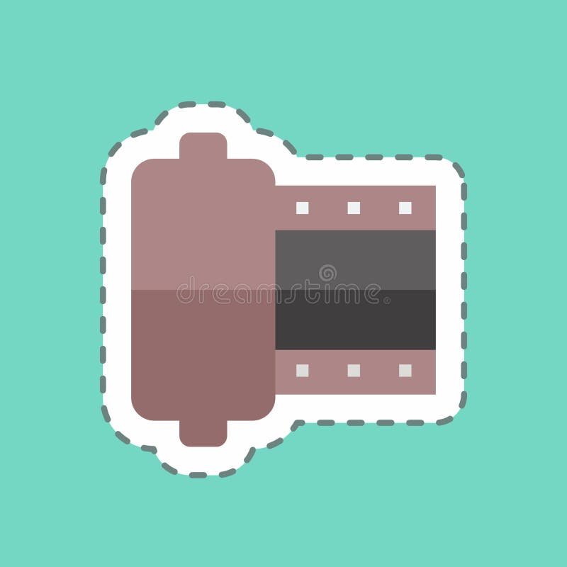 Sticker Photo Album. Suitable for Photo Editing Symbol. Simple Design ...