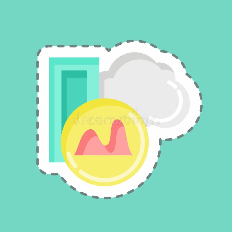 Sticker Database Analysis. Suitable for Education Symbol. Simple Design ...