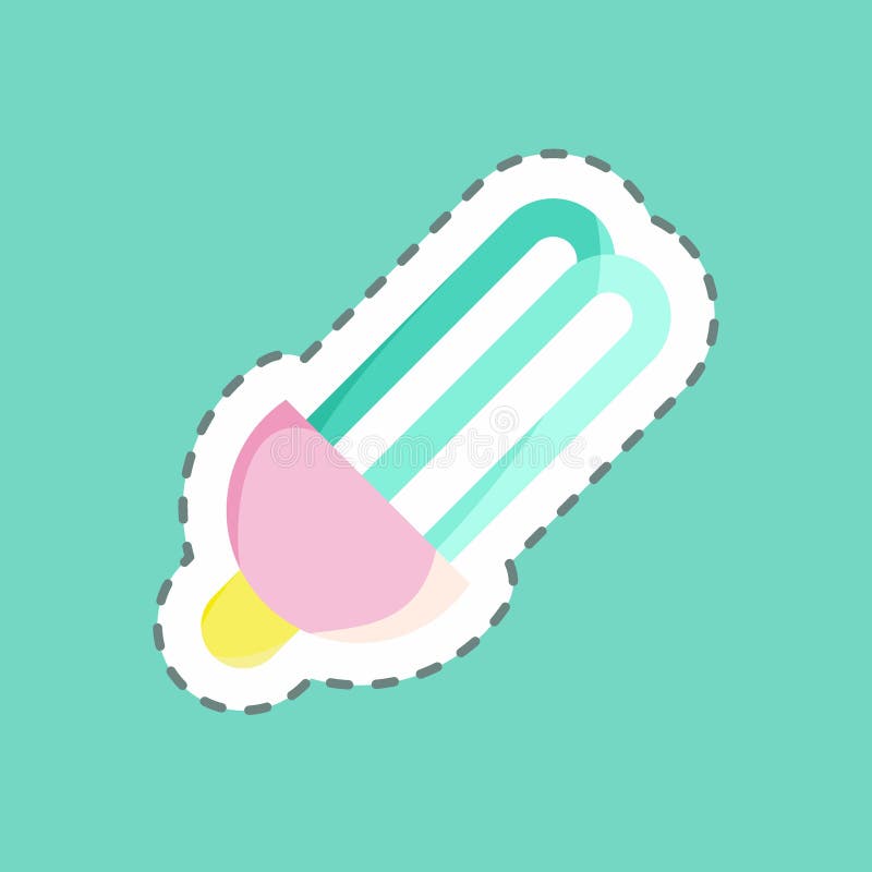 Sticker Led Bulb. Suitable for House Symbol. Simple Design Editable ...