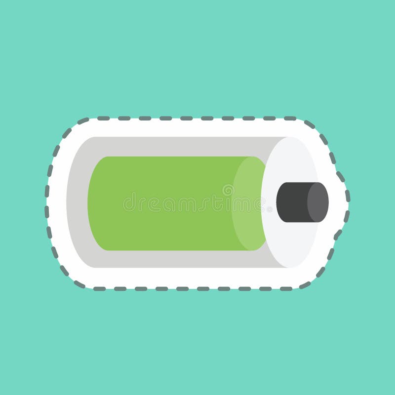 Sticker Battery Symbol Full Charge Stock Illustrations – 178 Sticker ...