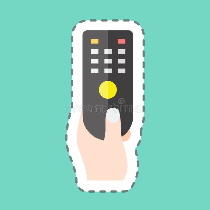 Remote Sticker Stock Illustrations – 1,606 Remote Sticker Stock ...