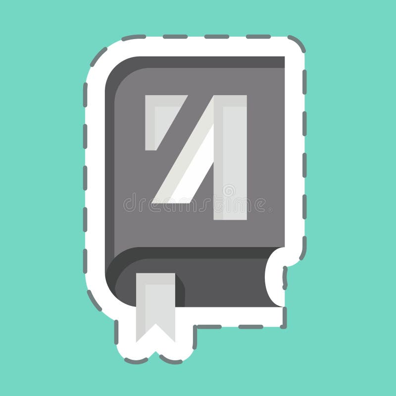 Sticker Line Cut Library. Related To Post Office Symbol. Simple Design ...